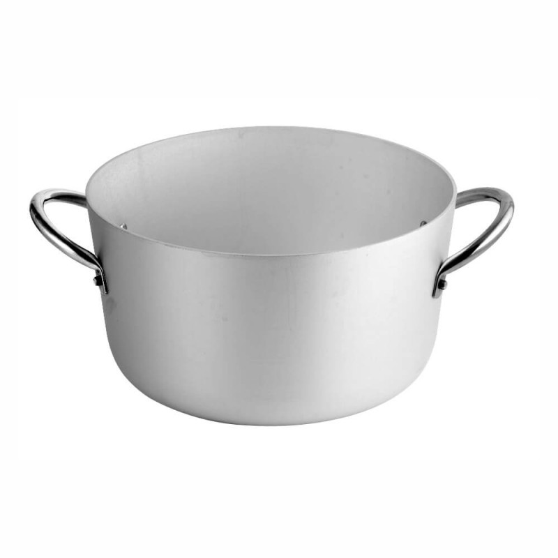 Casseruola alta in alluminio 2 maniglie ø cm 24